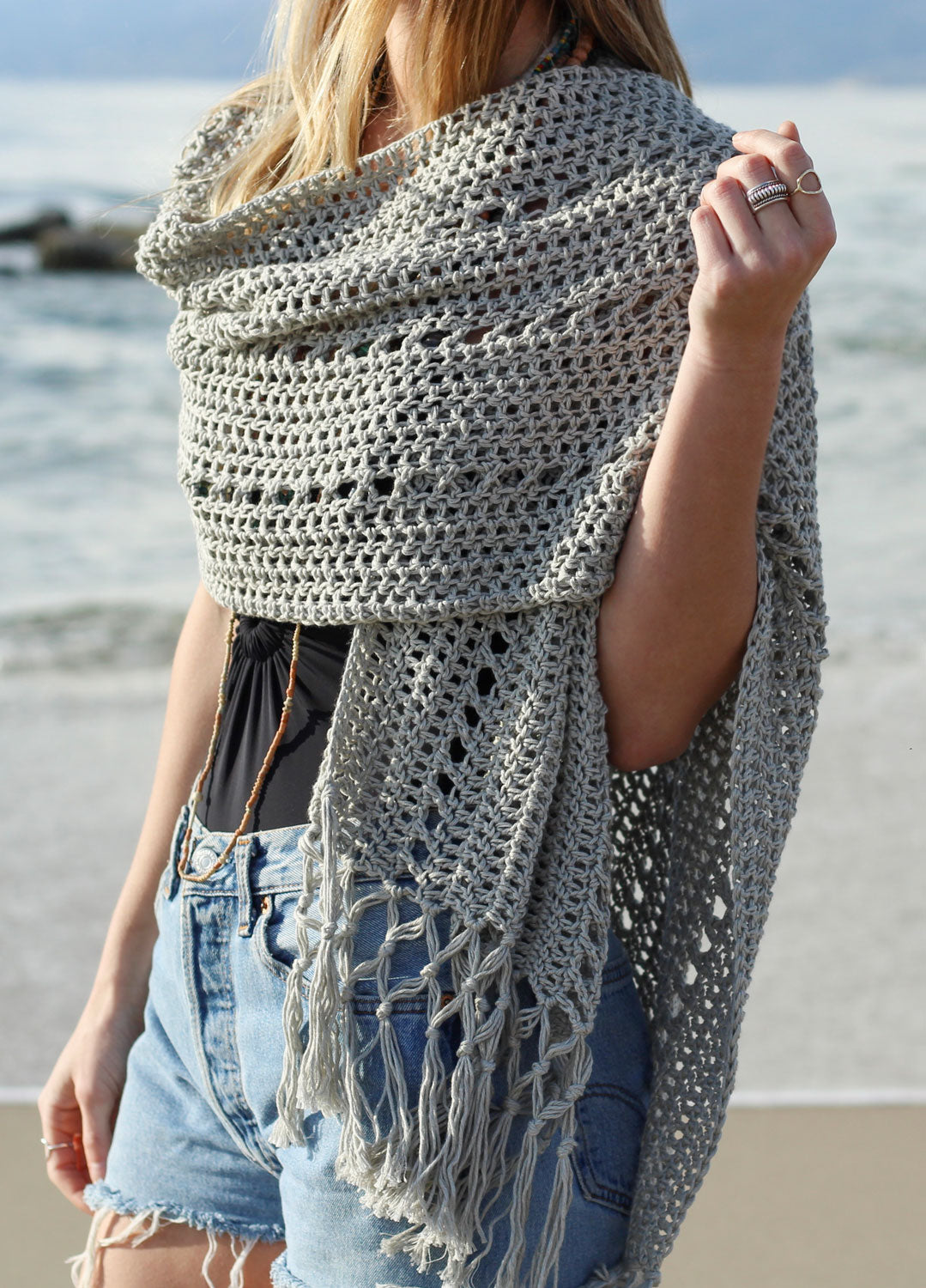 Sunset Beach Wrap x @twoofwands Kit – We Are Knitters